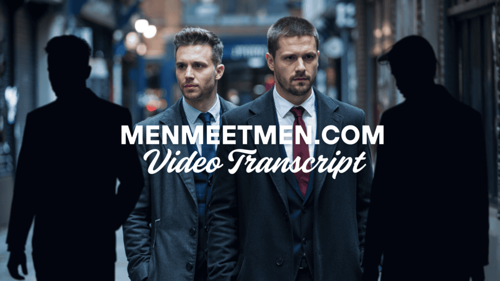 How Discreet Men Can Meet Other Men Safely Video Transcript ...